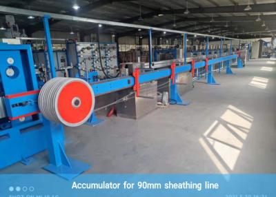 China 8KVA Horizontal Cable Accumulator Fiber Optic Cable Machine For Sheathing Line for sale
