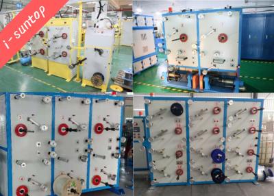 China SGS 4 Bobbin Head Wire Pay Off Machine Fiber Optic Cable Machine for sale