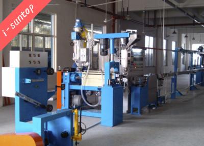 China Chemical Foaming 15HP Coaxial Wire Extruder Machine Cable Production Line for sale