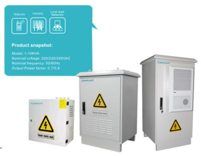 China CNW 110 Series Integrated Outdoor Online UPS 1KVA 10KVA Sine Wave Duble Conversion for sale