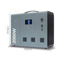 China Pure Sine Wave Portable Power Supply Built In Lithium Battery 2000W 2668Wh for sale