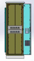 China Lithium Iron Battery IP55 Outdoor Cabinet 240V AC Heater With 10 Pieces Battery Modules for sale