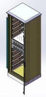 China Lithium Iron Battery IP55 Outdoor Cabinet 240V AC Heater With 10 Pieces Battery Modules for sale