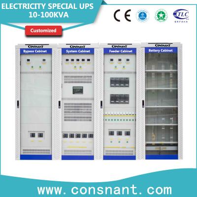 China Customized Electricity High Power UPS , Uninterruptible Power System 220V / 384V 10 - 100KVA for sale