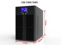 China 1K-5KVA Double Conversion Ups With Lithium Battery 127Vac for sale