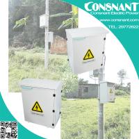 China Waterproof 13.3KG white cabinet 60A Lithium battery Outdoor UPS solar power System for sale