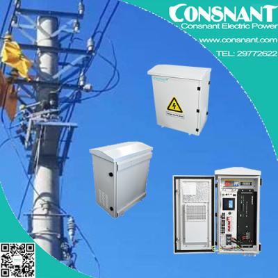 China IP55 White Outdoor Solar Power Supply Cabinet Ups System 3kw 5kw for sale