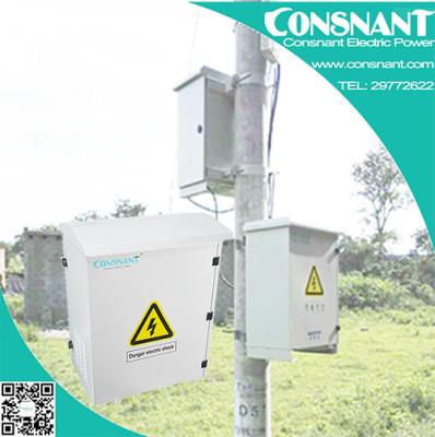 China 60A Lithium Battery Outdoor Solar Power System UPS Cabinet 5kw 230vac Output for sale