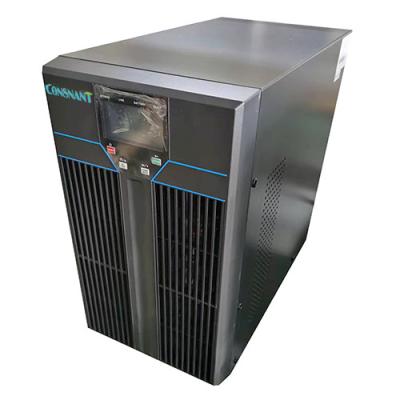 China Black Single Phase High Frequency Online UPS System 6-10KVA Light Weight for sale