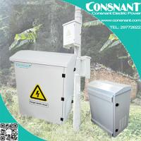 China Industry Power Supply IP55 white Outdoor Cabinet Solar UPS System 50Hz 60Hz for sale
