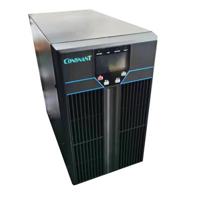 China Black Fuselage Power Supply UPS System 8KVA 220V 7.2KW 1 Phase for sale