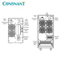 China 10-15KVA Online UPS System DSP Control 3 Phase High Frequency 9KW for sale