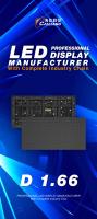 China P1.66 Small Pitch LED Video Wall Display 320x160mm 360000dots/m2 Indoor Full Color for sale