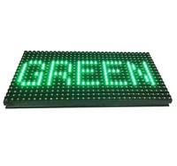 China Single Green LED Panel for Indoor Display 32*16 Resolution 4s Scan Mode DIP Technology for sale