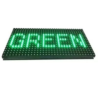 China Single Green LED Panel for Indoor Display 32*16 Resolution 4s Scan Mode DIP Technology for sale