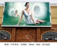 China CAILIANG P10 Full-Color LED Display Strip 1920Hz Refresh Rate AC110-220V Indoor Outdoor for sale