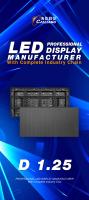 China DC 1.25 Indoor LED Advertising Display 110V 220V for Homes Companies Taxies Malls Parks Hospitals Schools for sale