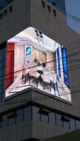 China P8 Full Color LED Display Strip Pink Light Outdoor Advertising AC110V 220V for sale