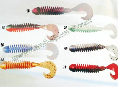 China New design best sale 2.1g /6.5cm artifical soft fishing lure for sale