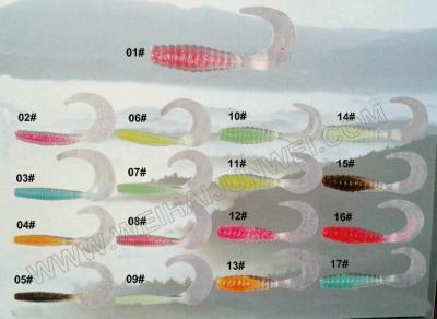 China New design best sale 3g /6.5cm artifical soft fishing lure for sale