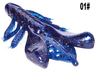 China new style  90mm 12.5g butterfly shrimp soft fishing lure for sale