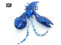 China New  best sale 9.5cm/8g  5 kinds colors artifical soft shrimp fishing lure for sale