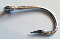China 304 stainless steel single hook fishing hook saltwater for deep sea fishing for sale
