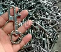 China Single hook  Double hook fork shaped spring shackle diving hook  high Rust-proof  good strength for sale