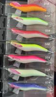 China Multi Color Squid Jig Fishing Lure Offering Versatile Options to Match Different Water Types and Squid Preferences for sale