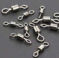 China Black/white color  copper  14# ~12/0# diamond  round swivel    heavy strength Anti-slip easy to connection for sale