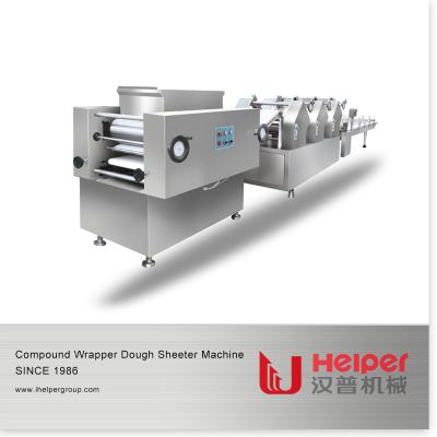 China Compound Wrapper Dough Sheeter Machine bakery equipment machine for sale