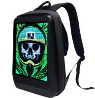 China BT 4G Smart App Control P3.75 250*250 Riding Backpack Bag LED Screen 3840hz for sale
