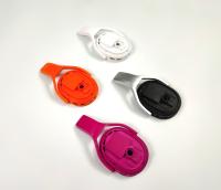 China Injection Molded PC ABS Transfer Printing Earphone Injection Accessories Shell Plastic Parts for sale