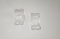 China PP PE Transparent Injection Molding Parts Texture Polished Electroplating for sale