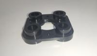 China OEM ABS Camera Plastic Base Parts Plastic Moulded Components TS16949 for sale