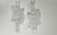 China Laser Carving Injection Molded Parts Plastic Injection Moulds HRC 32 for sale