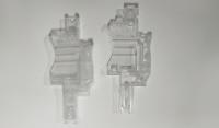 China Laser Carving Injection Molded Parts Plastic Injection Moulds HRC 32 for sale