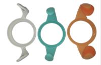 China Food Grade Silicone Rubber Parts PPSU Baby Bottle Soft Silicone Handle for sale
