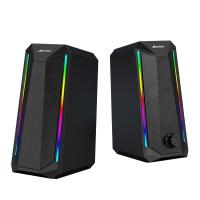 China RGB Gaming Computer Speaker USB Laptop Small Audio Super Volume Desktop Subwoofers for sale