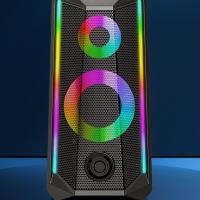 China RGB Gaming Computer Speaker USB Laptop Small Audio Super Volume Desktop Subwoofers for sale