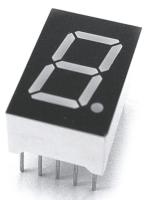 China Yellow Green 0.5 inch single digit 7 segment numeric led display Common Anode for sale