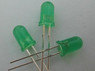 China 5mm round pure green color Indicator LED in 9.Back lighting outdoor advertising Circuit board for sale