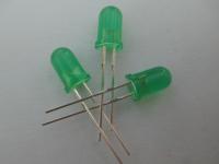 China 5mm round pure green color Indicator LED in 9.Back lighting outdoor advertising Circuit board for sale
