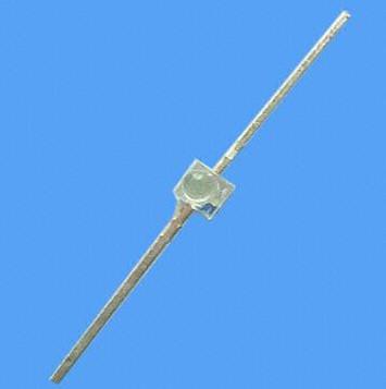 China 1.8mm 2mm round pure blue diffused phototransistor LED diode components With Flange for sale