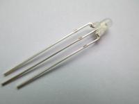 China Low power Bi Color LED 3mm With Common Cathode dual color led for sale