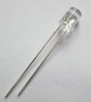 China Ultra Amber High Power Led Chip 5mm Round Standard T-1 3/4 Type for sale