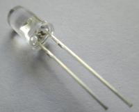 China Dip 5 mm Round  Purple UV LED Diode / uv light emitter 365nm Water Clear for sale