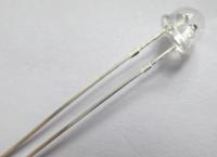 China Round Red color straw hat  high power light emitting diode 4.8mm for sale