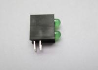 China Low Power Consumption Yellow Green Indicator LED 4.32 X 7.3mm Rectangular Housing for sale