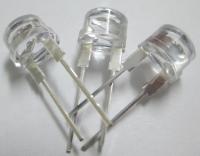 China 8.0mm Round light emission diode Wide Viewing Angle color  X=0.32, y=0.33 for sale